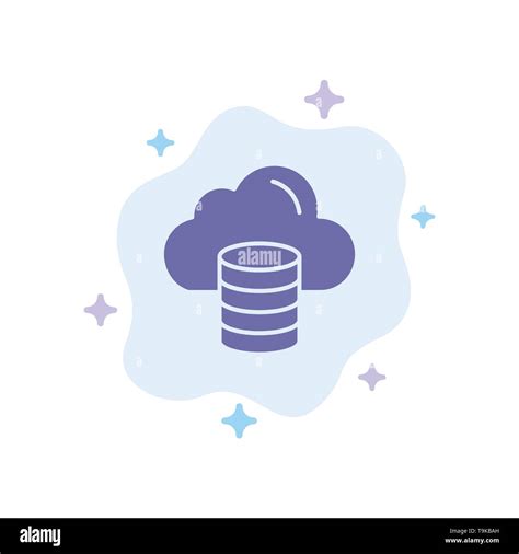 Cloud Computing Money Dollar Blue Icon On Abstract Cloud Background
