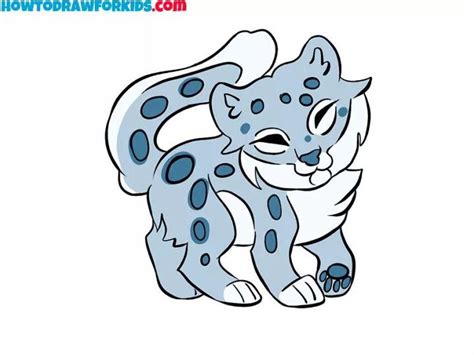 25 Easy Snow Leopard Drawing Ideas How To Draw