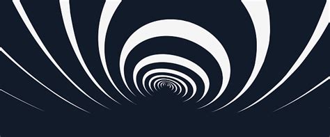 식별 프로세스 원에서 음파와 선 추상적 디지털 신호 형태 파급 효과와 줄무늬 배경 표지 포스터 전단지 또는 배너에 대한 벡터