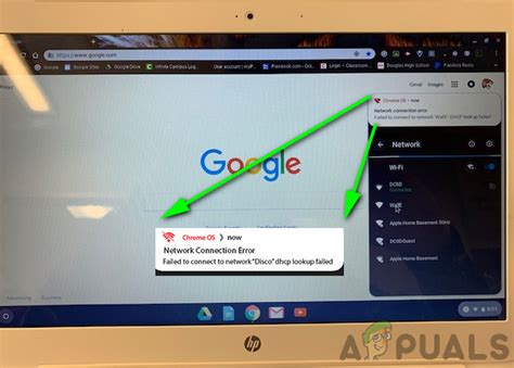 Fix DHCP Lookup Failed In Chromebook