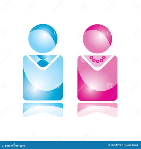 vector man and woman stock vector illustration of couple 13754499