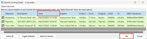 extract emails from pdf portfolio and name files using dates