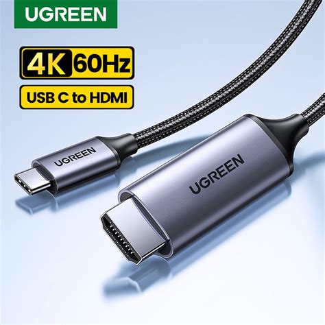 Ugreen Usb C Hdmi Cable Type C To Hdmi 4k For Tv Converter For Macbook