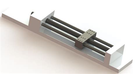 Ball Screw Linear Guide Complete Model 3d Cad Model Library 49 Off