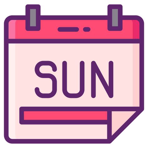 Sunday Flaticons Lineal Color Icon Sunday Flaticons Lineal Color Icon