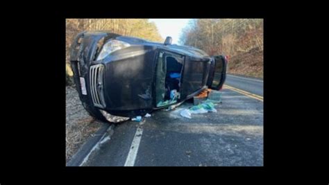 Driver Extricated After Rollover Crash In Barkhamsted