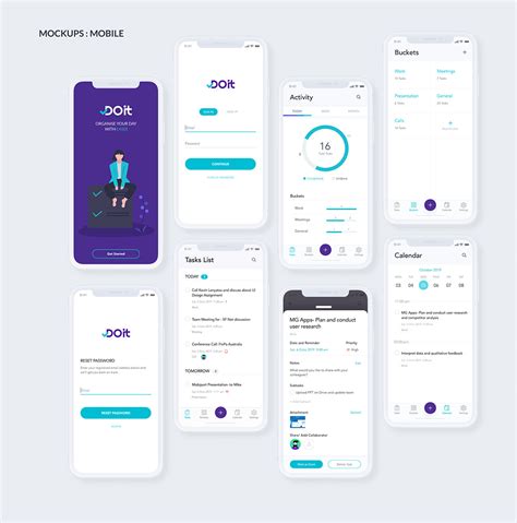 UI UX Design For ToDo List Planner Behance