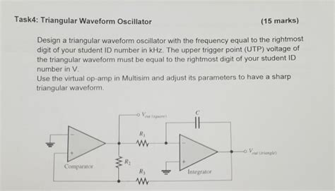 solved task4 triangular waveform oscillator 15 marks