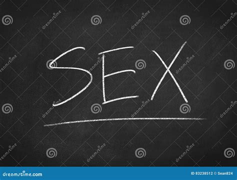 Sex Stock Photo Image Of Chalkboard Abstract Text
