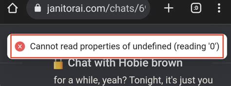 How To Fix Cannot Read Properties Of Undefined On Janitor Ai Networkbuildz