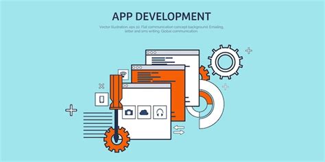 Premium Vector Vector Illustration Flat Background Coding Programming Seo Search Engine