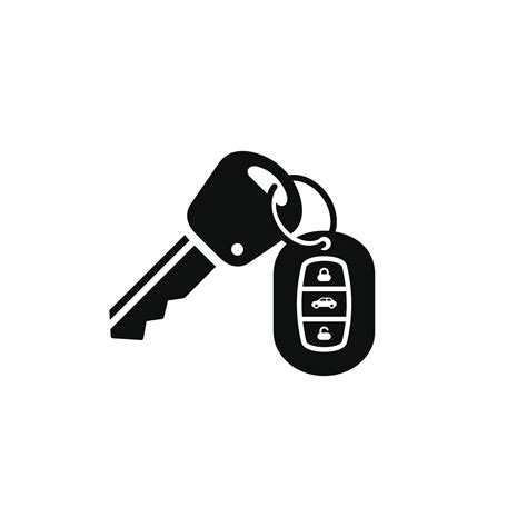 Car Key Icon Isolated On White Background 26615593 Vector Art At Vecteezy