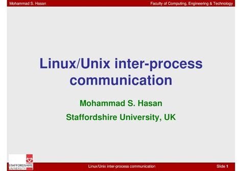 Pdf Linuxunix Inter Process Communicationyannwankerdocsfreefr