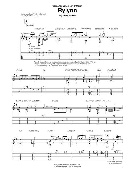 Rylynn By Andy Mckee Solo Guitar Guitar Instructor