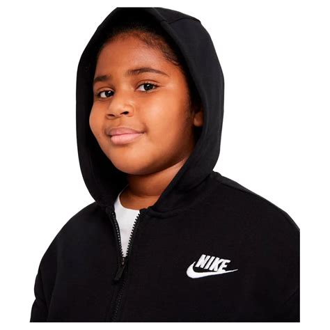 Nike Sportswear Club Fleece Big Full Zip Sweatshirt Black Dressinn