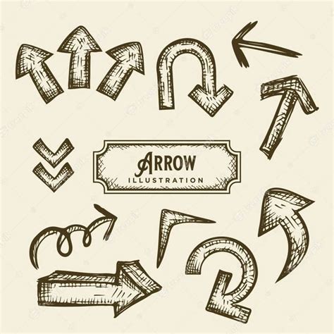 Arrow Illustration Vector Premium Graphic Resource