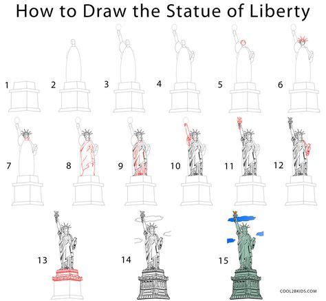 How To Draw The Statue Of Liberty Step By Step Pictures Artofit