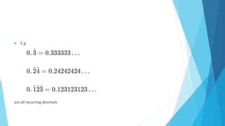 Recurring Decimals Pptx