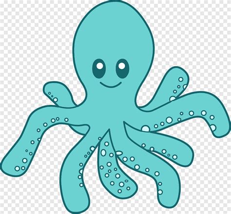 문어 귀여운 문어 만화 로열티가없는 Png Pngegg