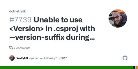 Unable To Use In Csproj With Version Suffix During Dotnet Pack · Issue 7739 · Dotnetsdk