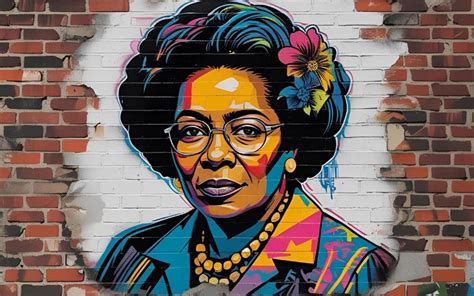 Rosa Parks Als Kreative Graffiti Street Art Und Graffiti Wand Neu