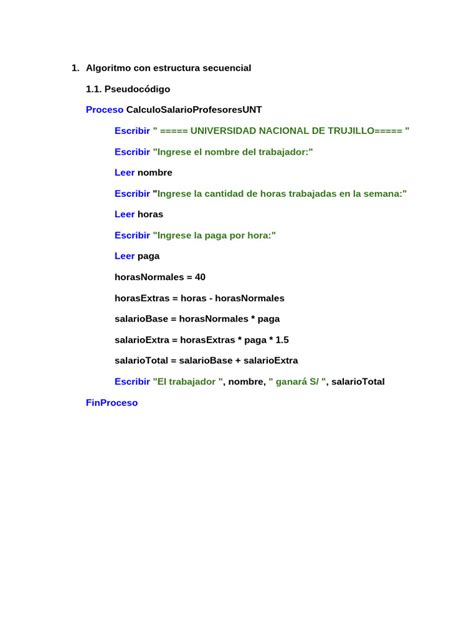 Pseudocódigo Y Diagrama De Flujo Pdf Algoritmos Informática