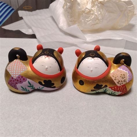 【u407】お伽犬 犬筥 陶器 メルカリ