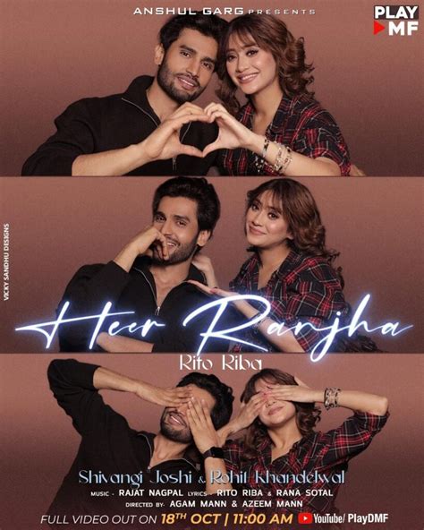 Heer Ranjha Rito Riba Song Cast Lyrics And Review Shivangi Joshi