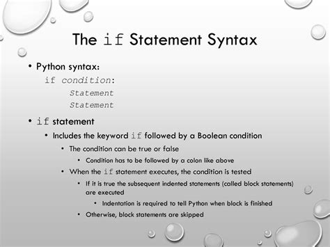 Topics The If Statement The If Else Statement Comparing Strings Ppt