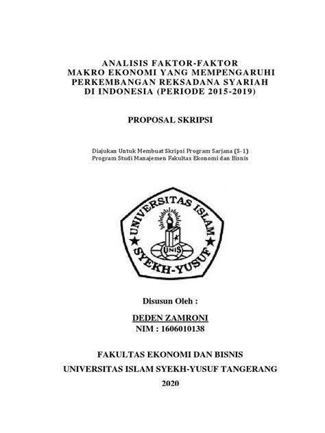 Proposal Skripsi Deden Fix Pdf