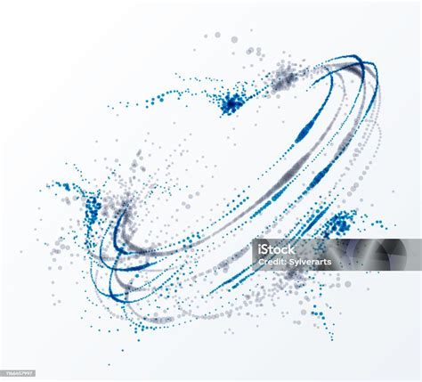 점선 입자 소용돌이 벡터 추상배경 생명체 는 바이오 테마 현미경 소용돌이 디자인 스핀 모션의 동적 점 요소 3차원 형태에 대한 스톡 벡터 아트 및 기타 이미지 Istock