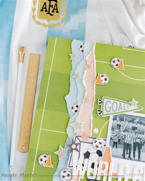 World Cup 2018 Layout Simple Stories