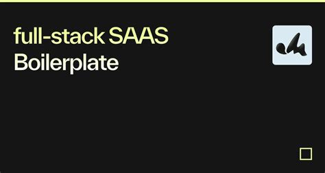 Full Stack Saas Boilerplate Codesandbox