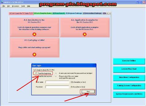 PLC Simulator Using FX Mitsubishi Trainer