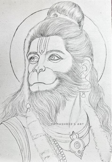Hanuman Ji Drawing