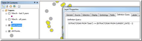 How To Debug Definition Queries In ArcMap Yukon GIS