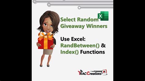 How To Use Excel Randbetween And Index Functions For Random Values Youtube