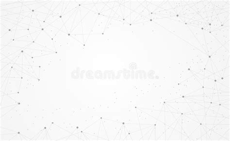 Modern Abstract Network Science Connection Technology Internet A Stock Vector Illustration Of