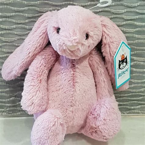 New Jellycat Bashful Bunny Rabbit Soft Toy Tulip Pink Jo Bnwt £28 49