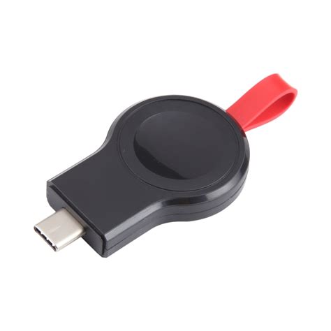Apple Watch 시리즈 2w Usb C Type C 포트용 휴대용 마그네틱 충전기블랙
