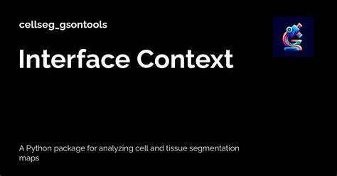 Interface Context Cellseggsontools