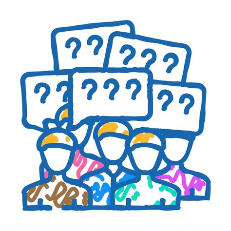 Qa Session Icon Doodle Illustration 49841648 Vector Art At Vecteezy