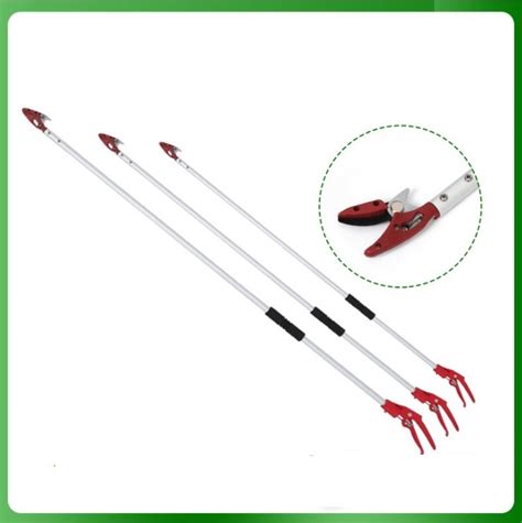 Extendable Tree Pruner Cut And Hold Pruning Trimmer Long Reach Pole Saw Telescoping Fruit