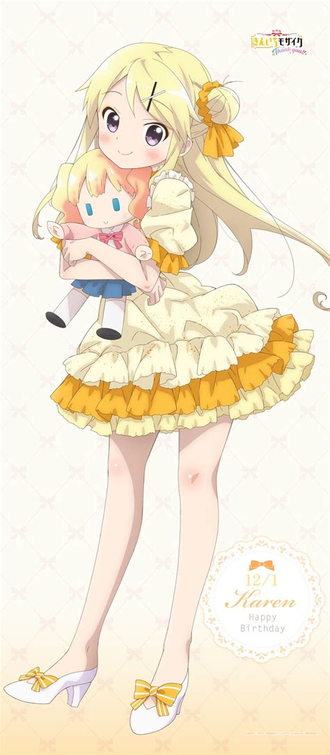 Kiniro Mosaic Alice Cartelet Kujou Karen Chibi Dress Heels Seifuku