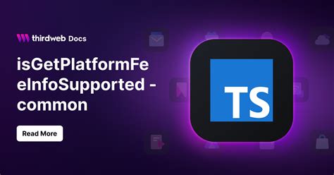 Isgetplatformfeeinfosupported Common Typescript Sdk