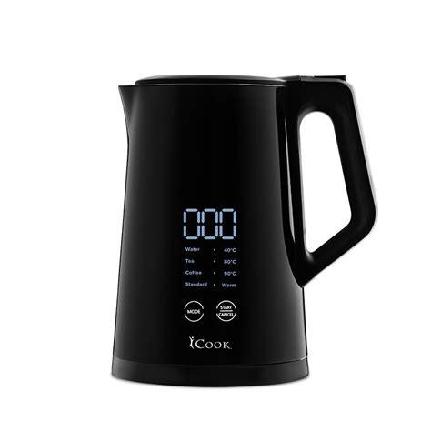 icook электрический чайник с цифровым сенсорным контролем температуры ...