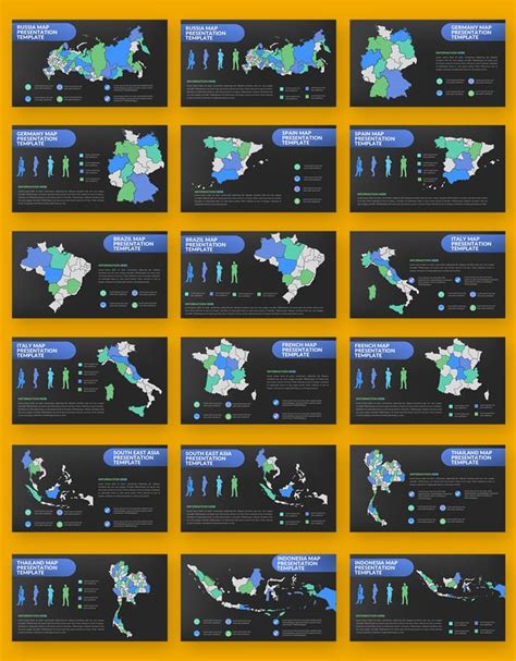 Maps Powerpoint Incl Map And Powerpoint Envato