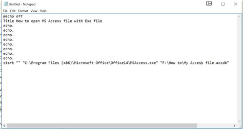 How To Open MS Access File From EXE File IAccessWorld Com