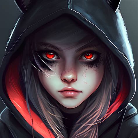 Black Fox Demon Girl By Punkerlazar On Deviantart