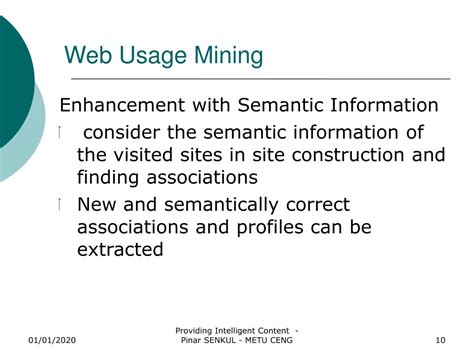 Ppt Providing Intelligent Content By Using Semantic Web And Web Mining Powerpoint Presentation